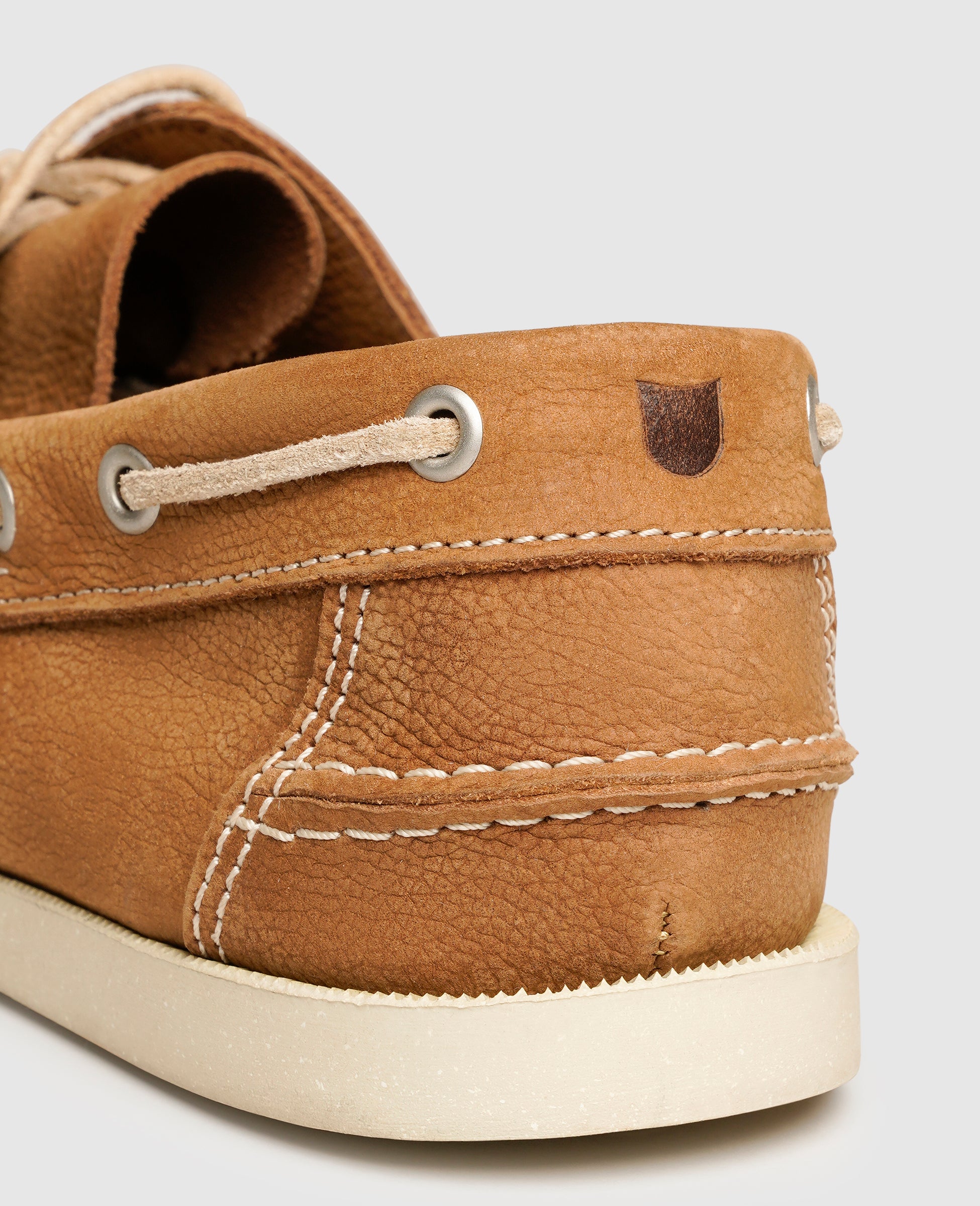 Elia M DS Boat Shoe in Beige - Henry Stevens | Shoepassion