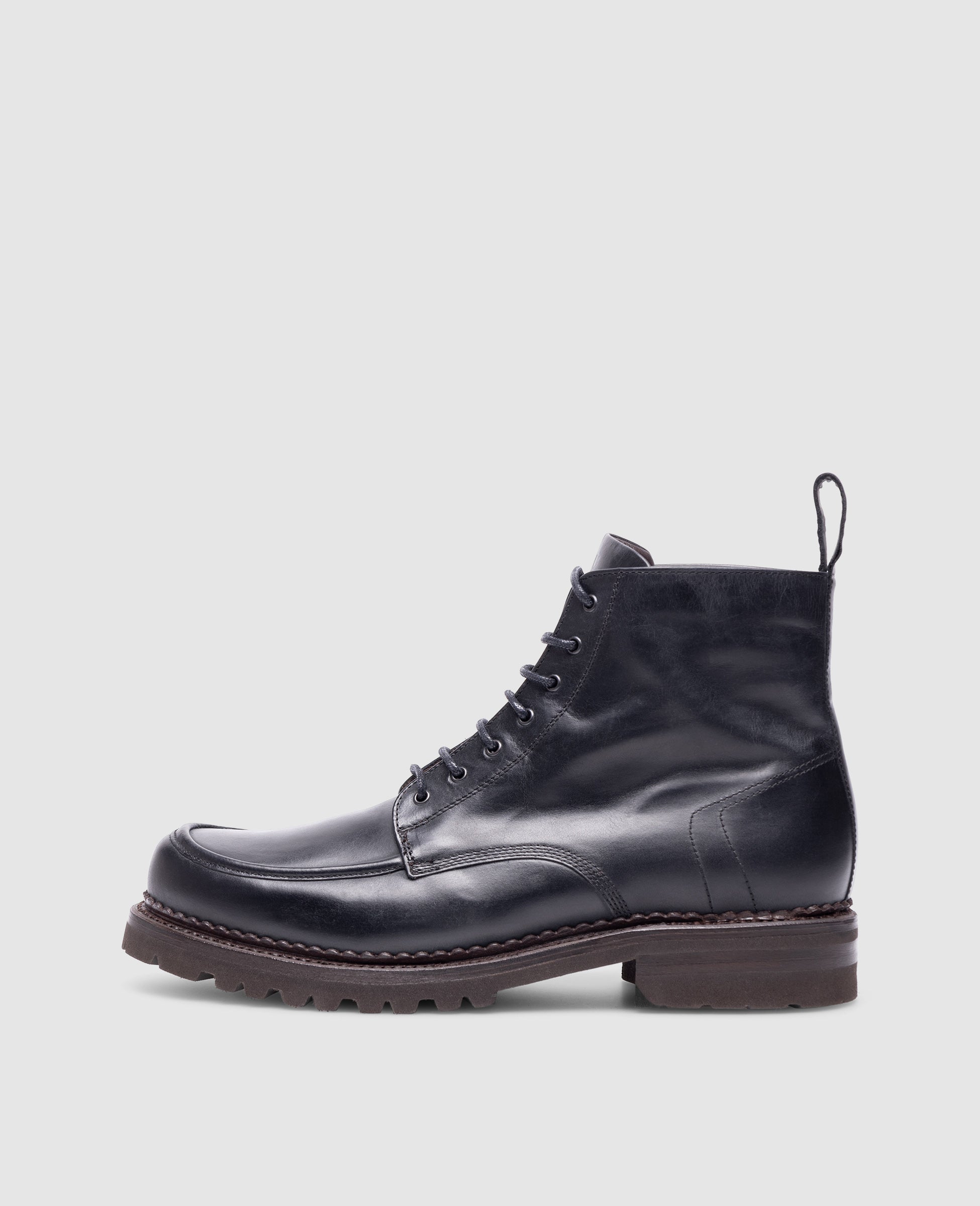 Harry NB Men's Norwegian Leather Boots in Black | Shoepassion