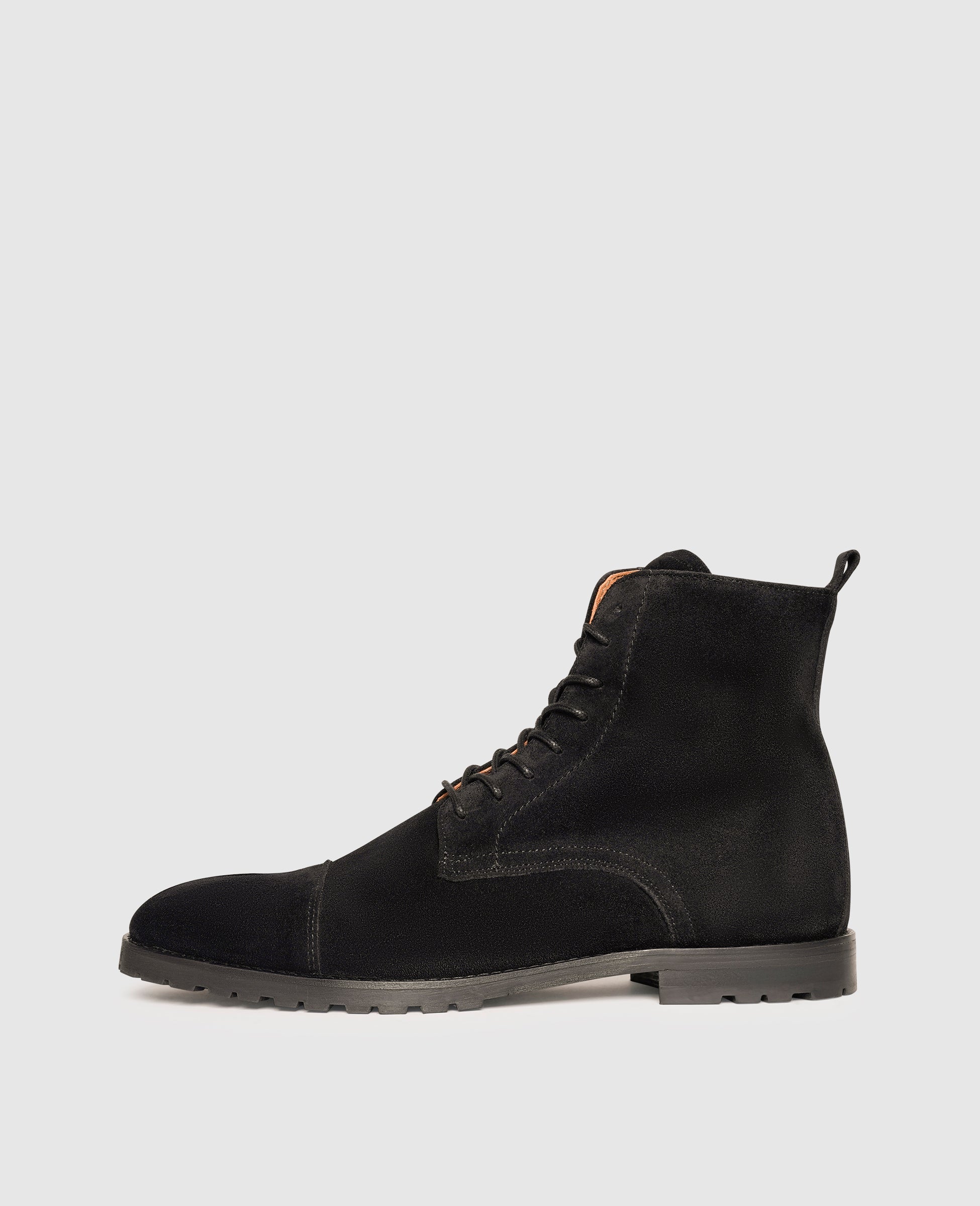 Robust boots made of fine suede for men | Henry Stevens | Shoepassion